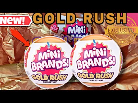 GOLD RUSH MINI BRANDS EXCLUSIVE! UNBOXING + COLLECTORS GUIDE REVEAL ...