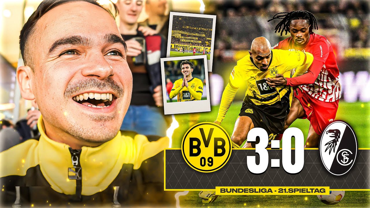 MALEN DU MASCHINE !! 😱🔥 BVB vs FREIBURG Stadionvlog - YouTube
