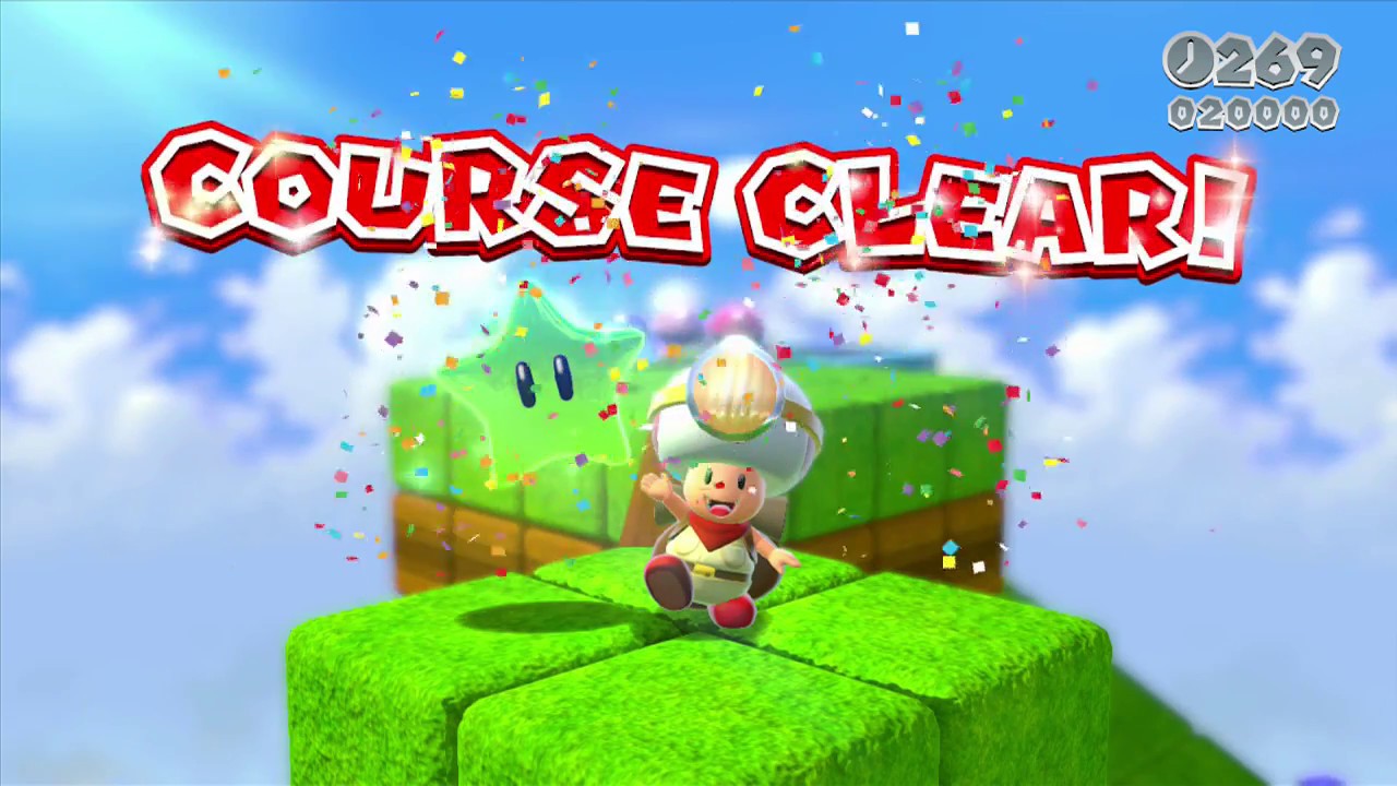 Super Mario 3D World | World 1-Toad Toad Goes Forth | Walkthrough ...