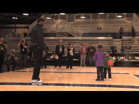 2010: LeBron James playing basketball with Bronny & Bryce 🥺