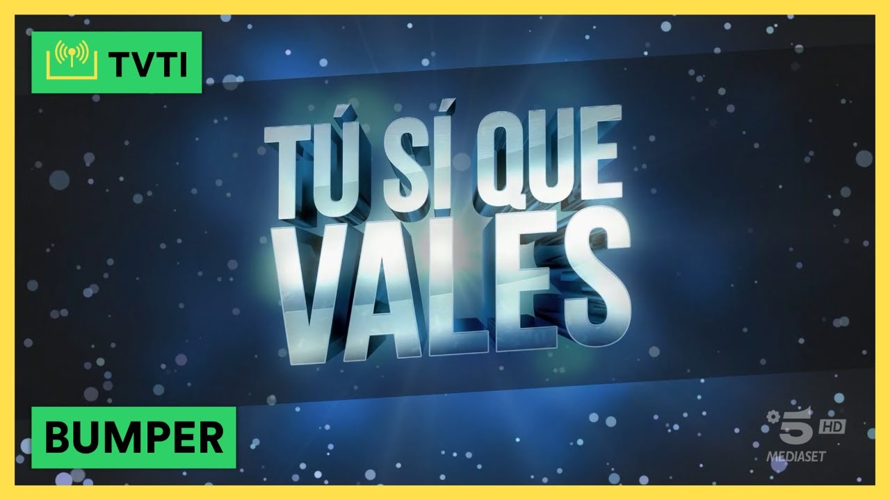 Bumper spot: Tú Sí Que Vales | Canale 5 HD | Ottobre 2024 - YouTube