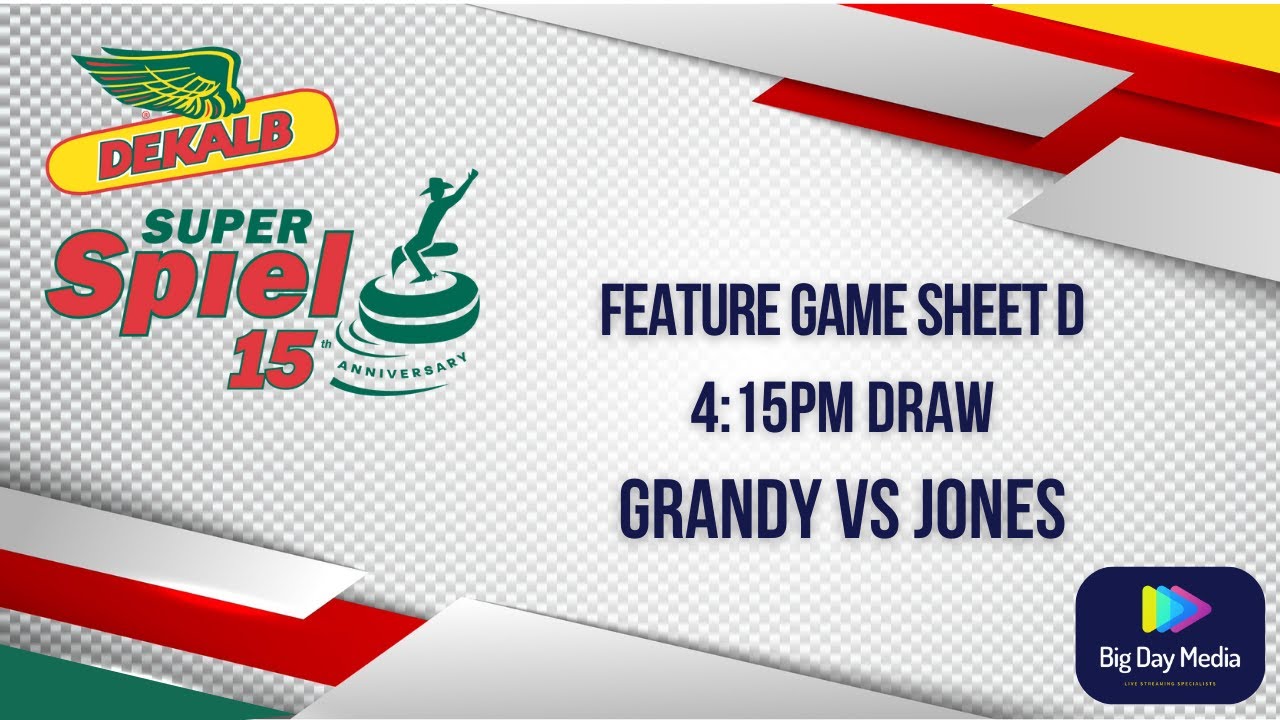 Grandy vs Jones - 2022 DEKALB SuperSpiel Curling Tournament Morris ...