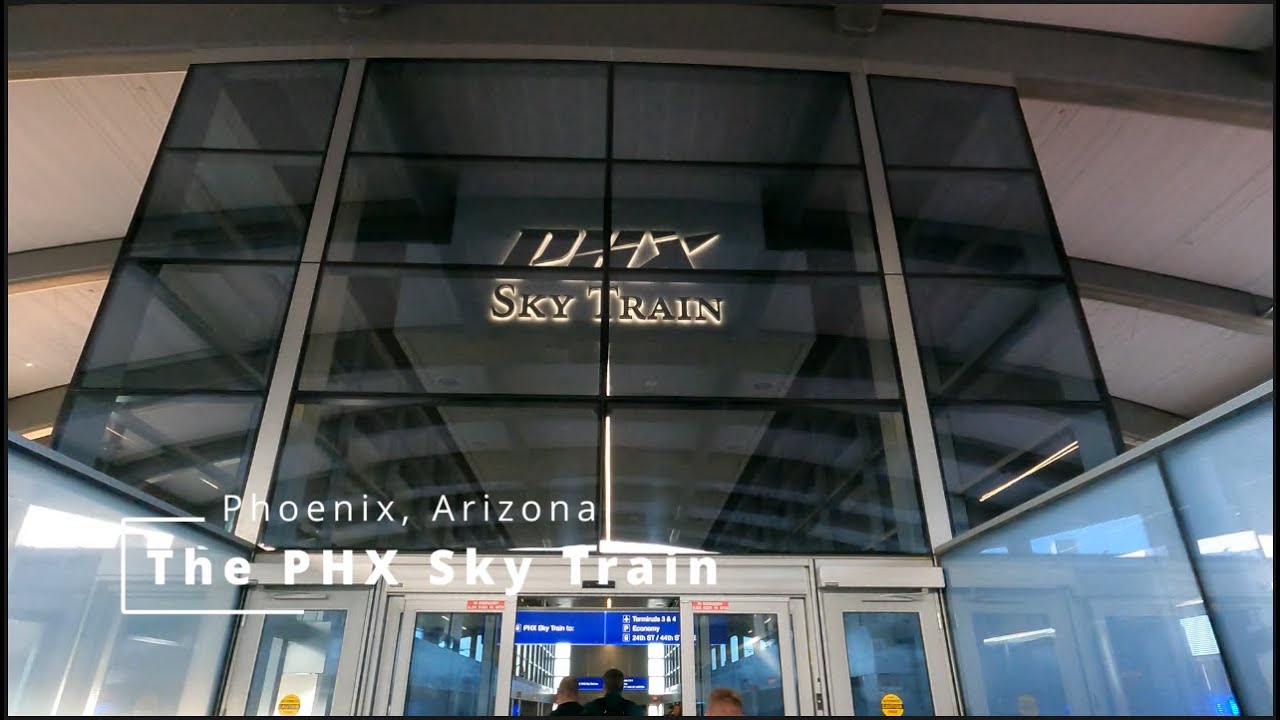 The PHX Sky Train at Phoenix Sky Harbor Intl. Airport, Phoenix, Arizona ...