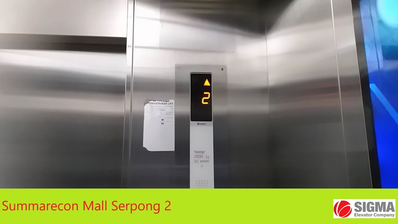 Summarecon Mall Serpong 2, Tangerang, Banten: Sigma Di2 Elevators ...