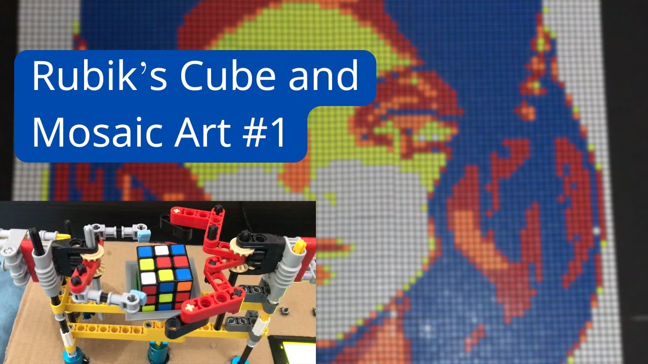 I made a robot make mosaic #1 - YouTube
