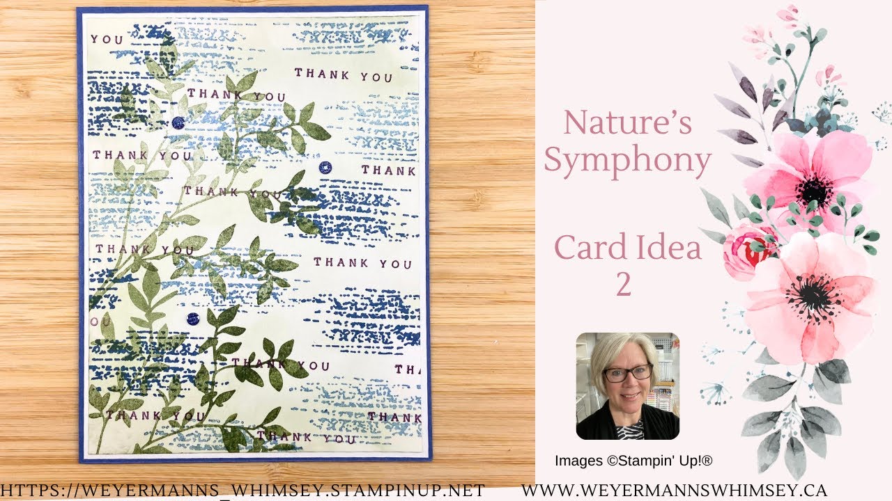 Nature's Symphony Bundle Card Idea 2 Stampin' Up! - YouTube