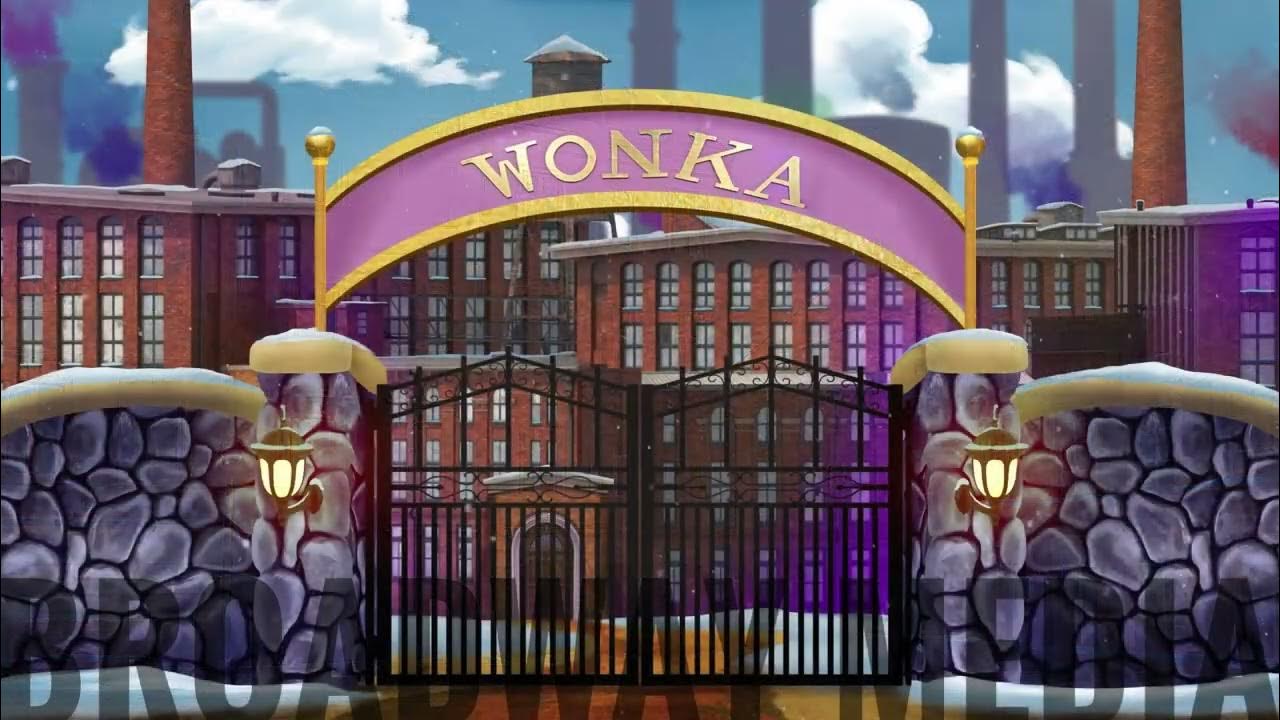 Willy Wonka Scenic Projections | Broadway Media - YouTube