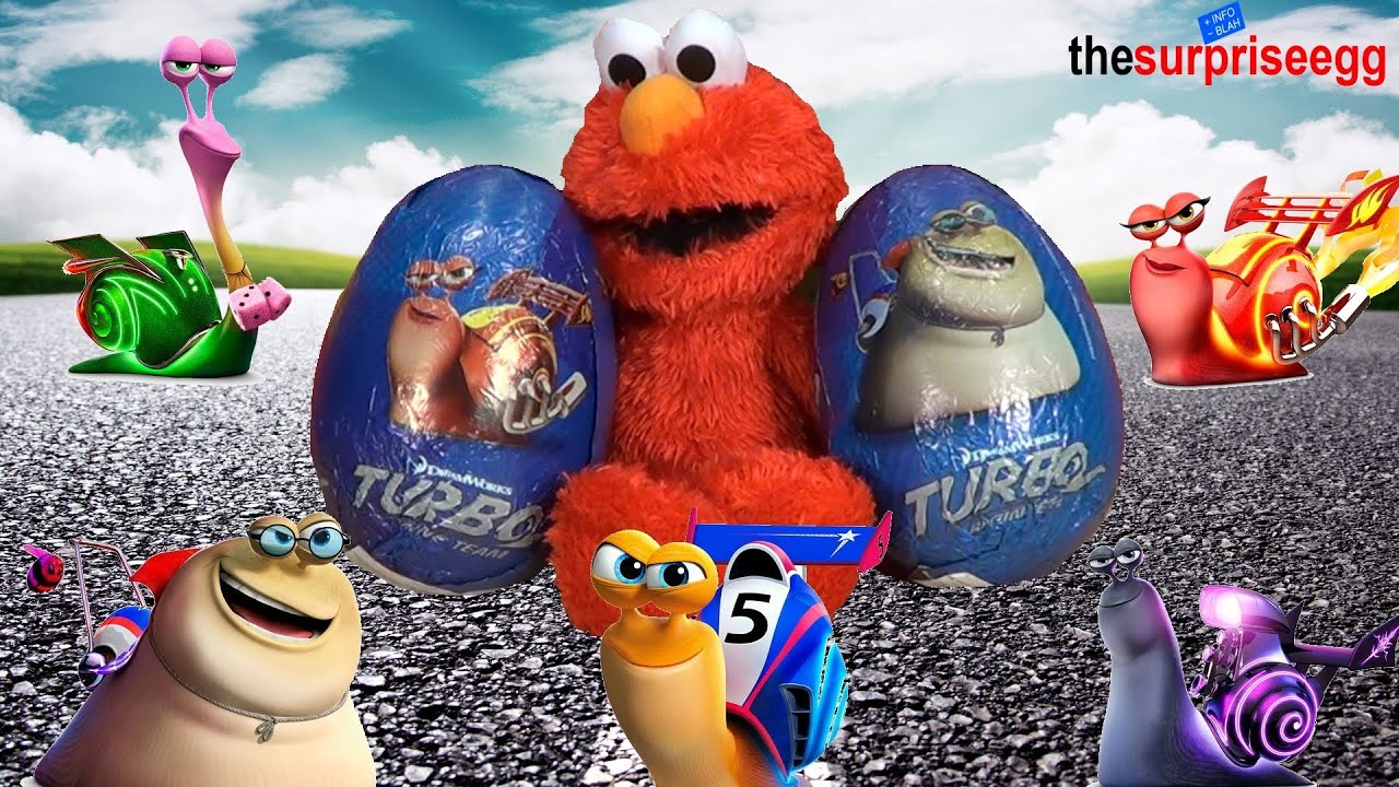 2 BIG MAXI Surprise Eggs TURBO Racing Team snail edition unwrapping ...