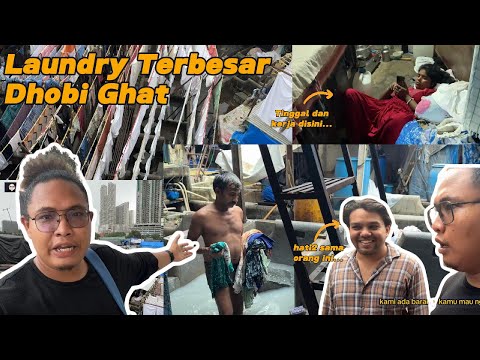 BEGINI KEHIDUPAN TEMPAT PENCUCIAN TERBESAR DI DUNIA DHOBI GHAT MUMBAI‼️BANYAK SCAMMER DISINI!!
