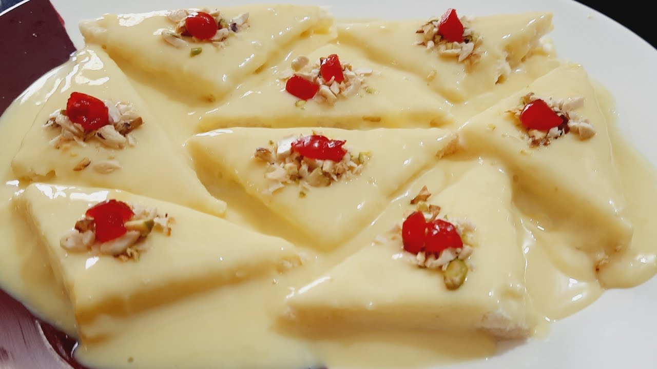 Eid Special Custard Bread Dessert in Just 10 Minutes - YouTube