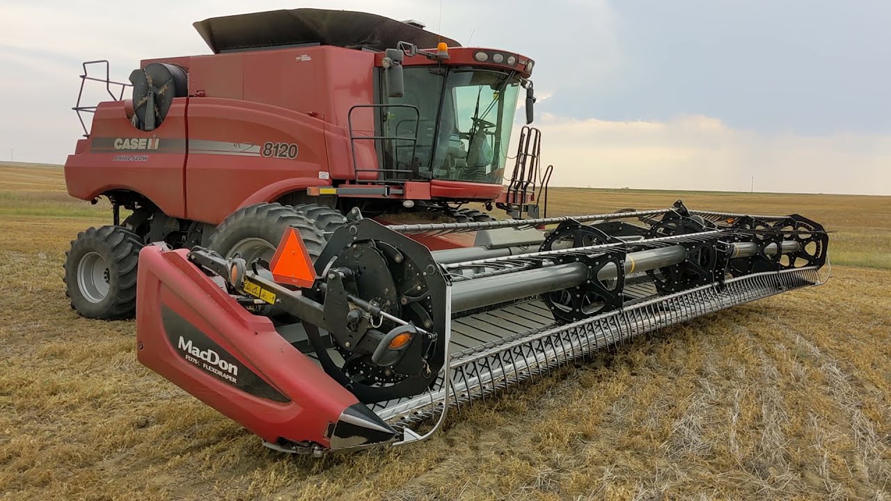 My CASE-IH 8120 Combine Harvester - YouTube