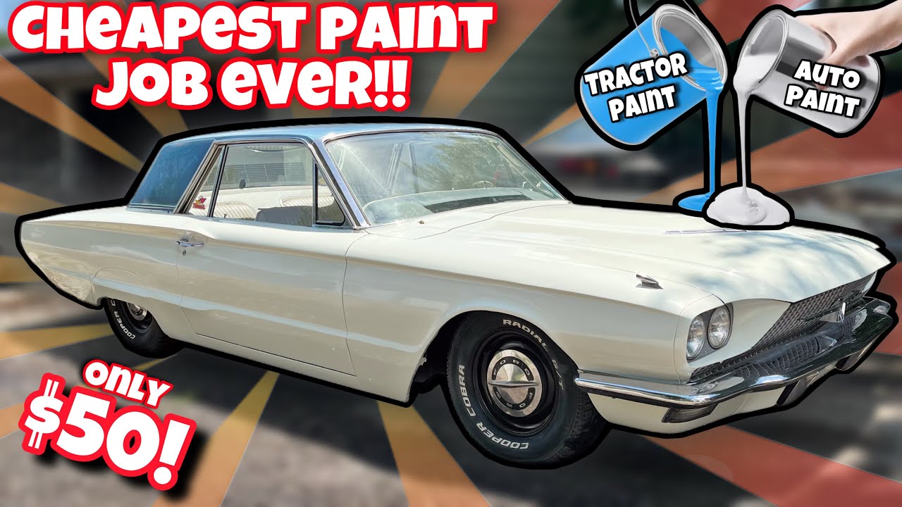 $50 DOLLAR CUSTOM PAINTJOB AGAIN! MIXING CHEAP TRACTOR PAINT & AUTO ...