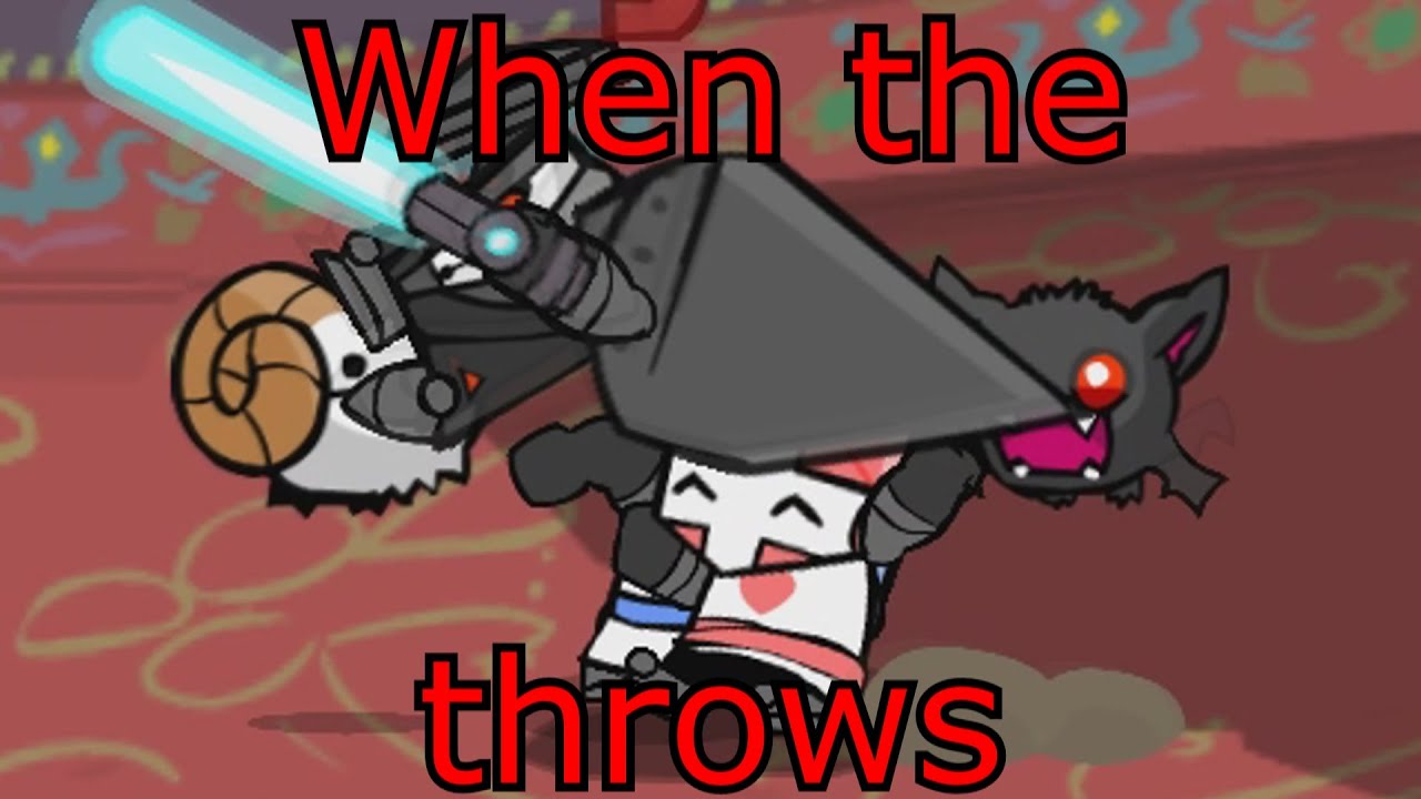 Castle crasher. When the throws hit just right. - YouTube