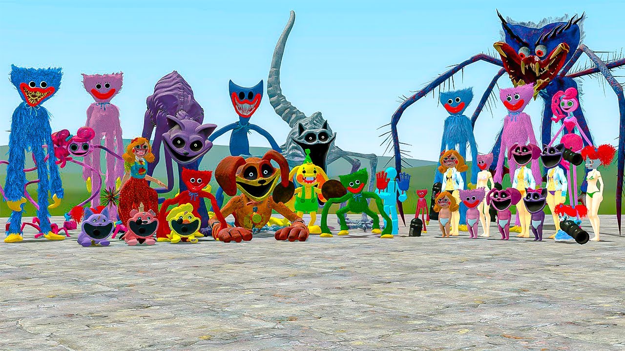 ALL POPPY PLAYTIME VS SUS PLAYTIME CHAPTER 4-1 IN GARRY'S MOD - YouTube