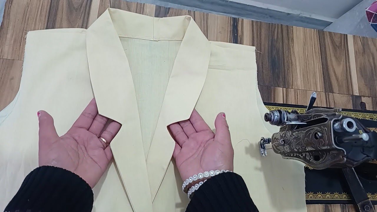coat collar making tutorial/ coat collar/ sweet stitches/ - YouTube