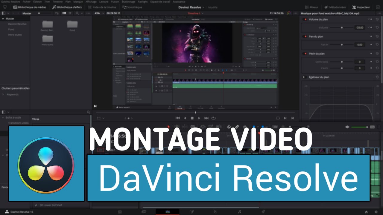 Le meilleur logiciel gratuit de montage vidéo ! Davinci Resolve Tuto ...