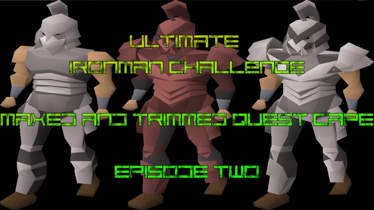 [OSRS] The slow Ultimate Ironman journey into Insanity. The Whole ...