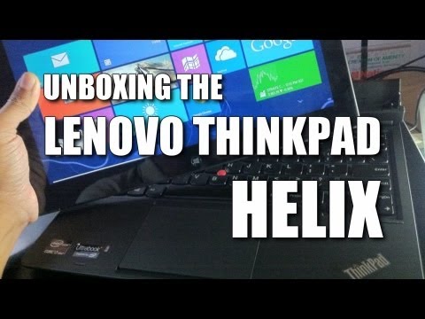 Lenovo ThinkPad Helix - Unboxing and Taking a Close Look
