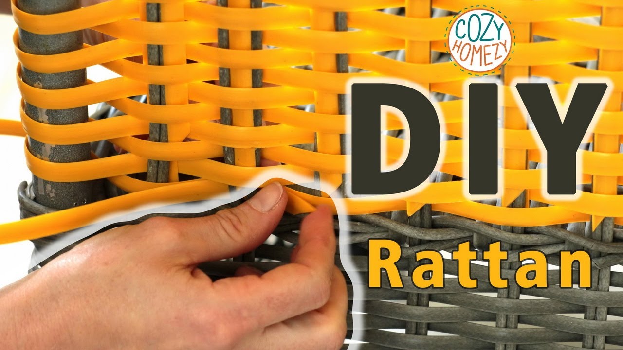 DIY Furniture Renovation: Transform Old Rattan Furniture - YouTube
