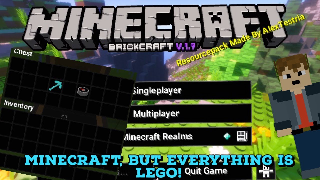 Minecraft But Everything is LEGO Part 1(Brickstoic Plays Minecraft ...