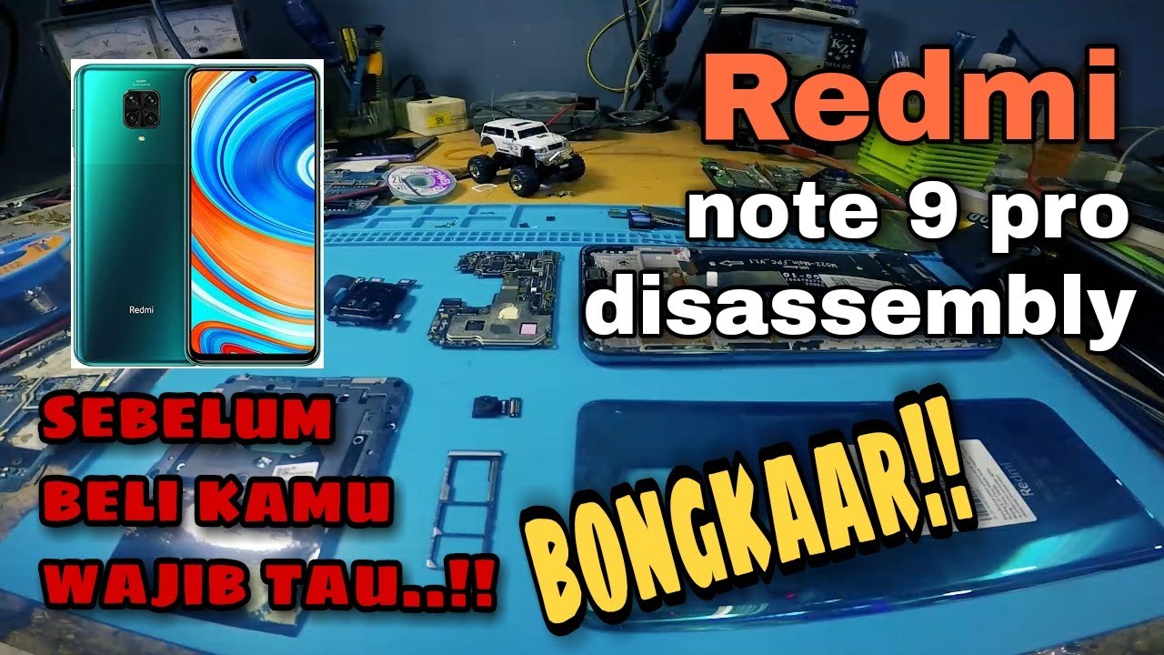 Bongkar xiaomi redmi note 9 pro - YouTube