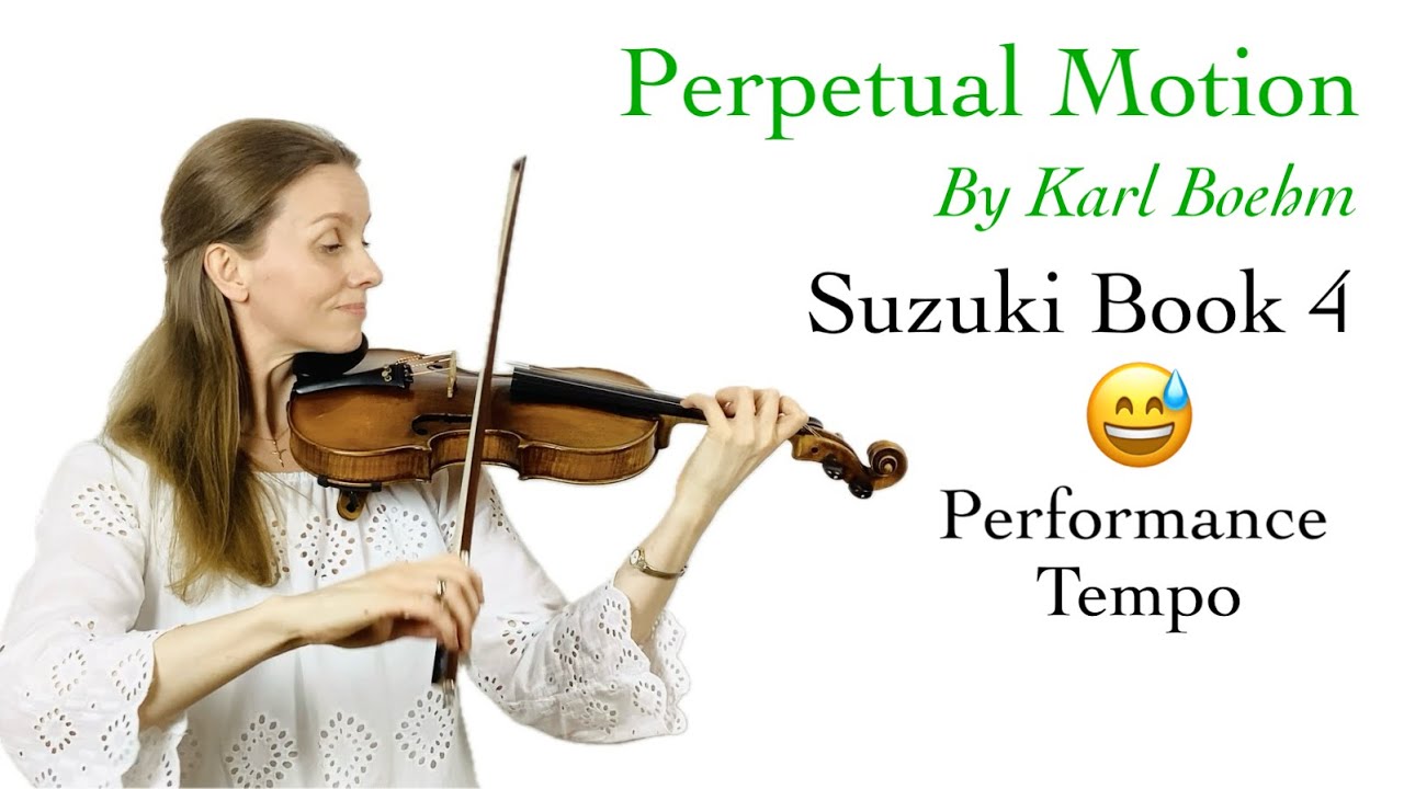 Perpetual Motion in Suzuki Book 4 - YouTube