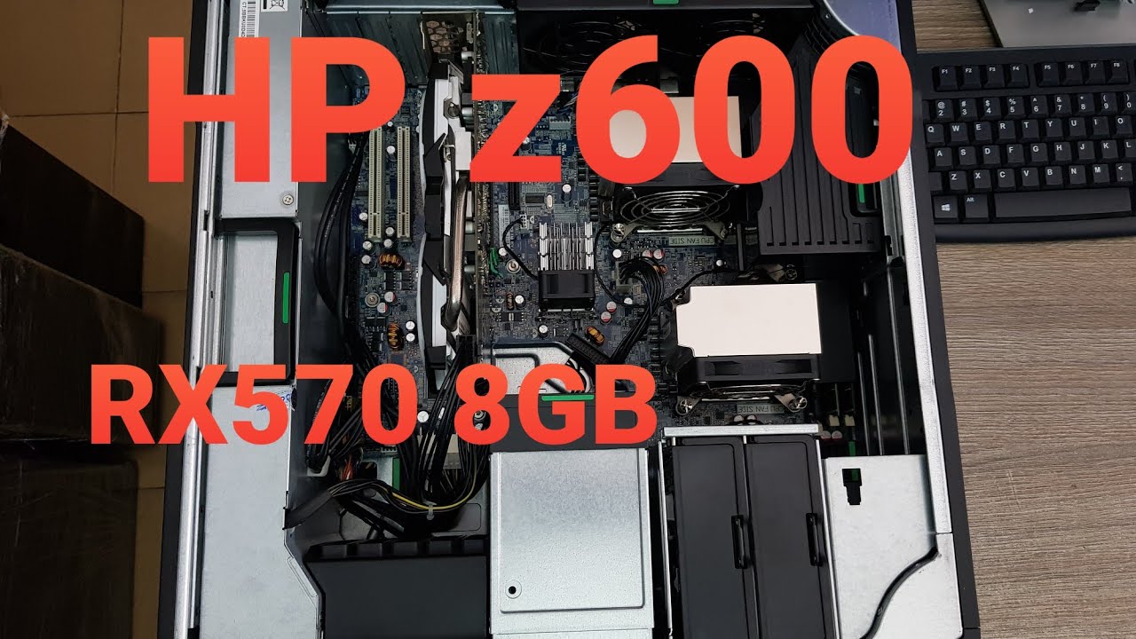 Build workstation hp z600 l dual xeon x5675 rx570 8gb l hp z600 - YouTube