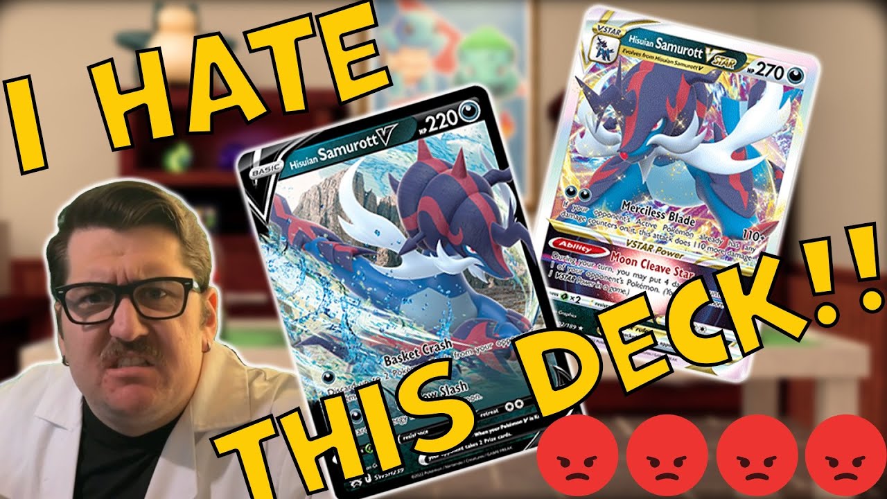 I HATE THIS DECK! - Samurott VStar Deck Breakdown - Pokemon TCGO - YouTube