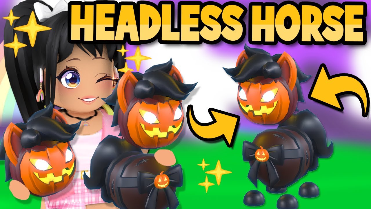 *NEW* HOW TO GET THE *HEADLESS HORSE* PET in Adopt Me! (roblox) - YouTube
