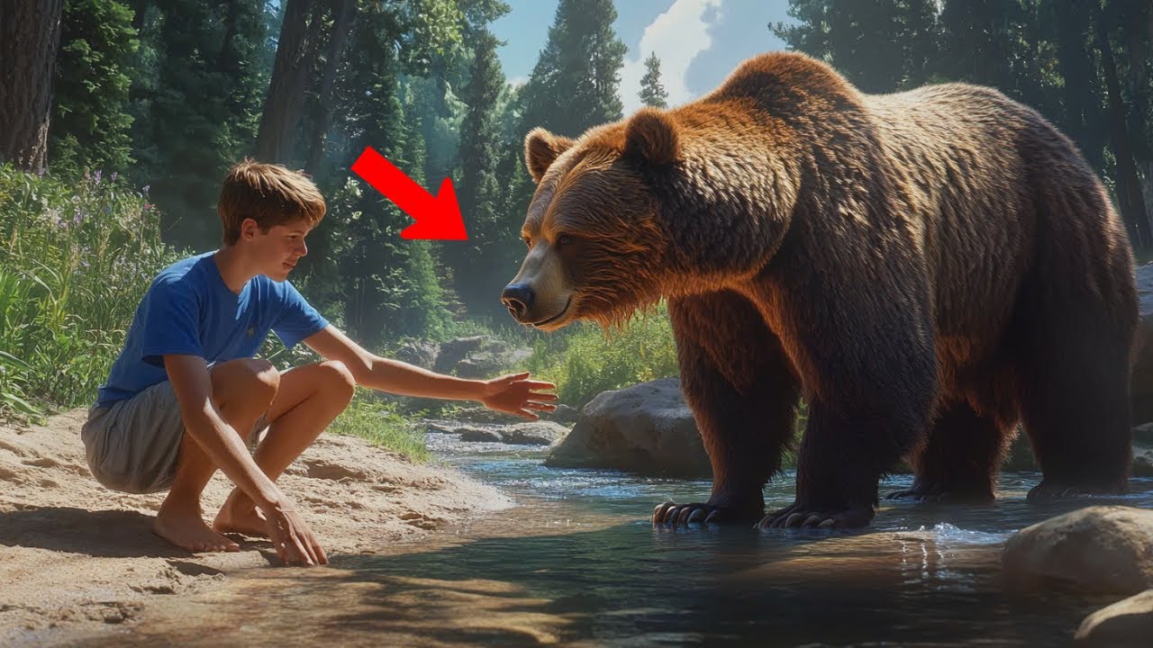 This dying bear cried for help what happened next is unbelievable ...
