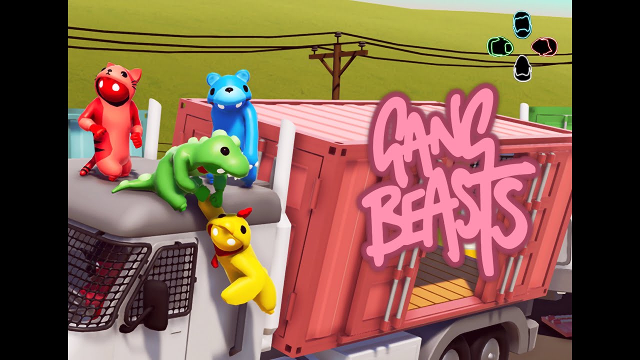 Fighting Off Hords of enemies in Gang Beasts! - YouTube