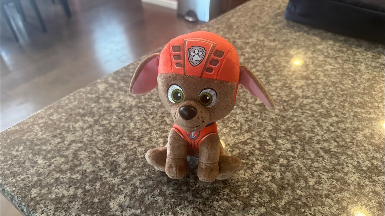 Paw Patrol Zuma plush toy review part 1 - YouTube