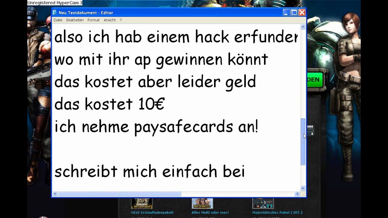 Wolfteam AP hack! - YouTube