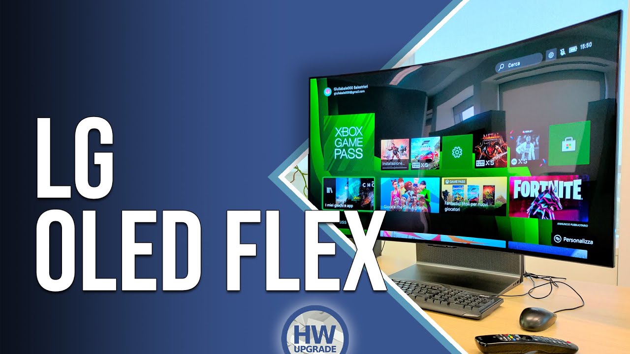 LG OLED Flex: dal vivo il TV/monitor che si curva a comando - YouTube