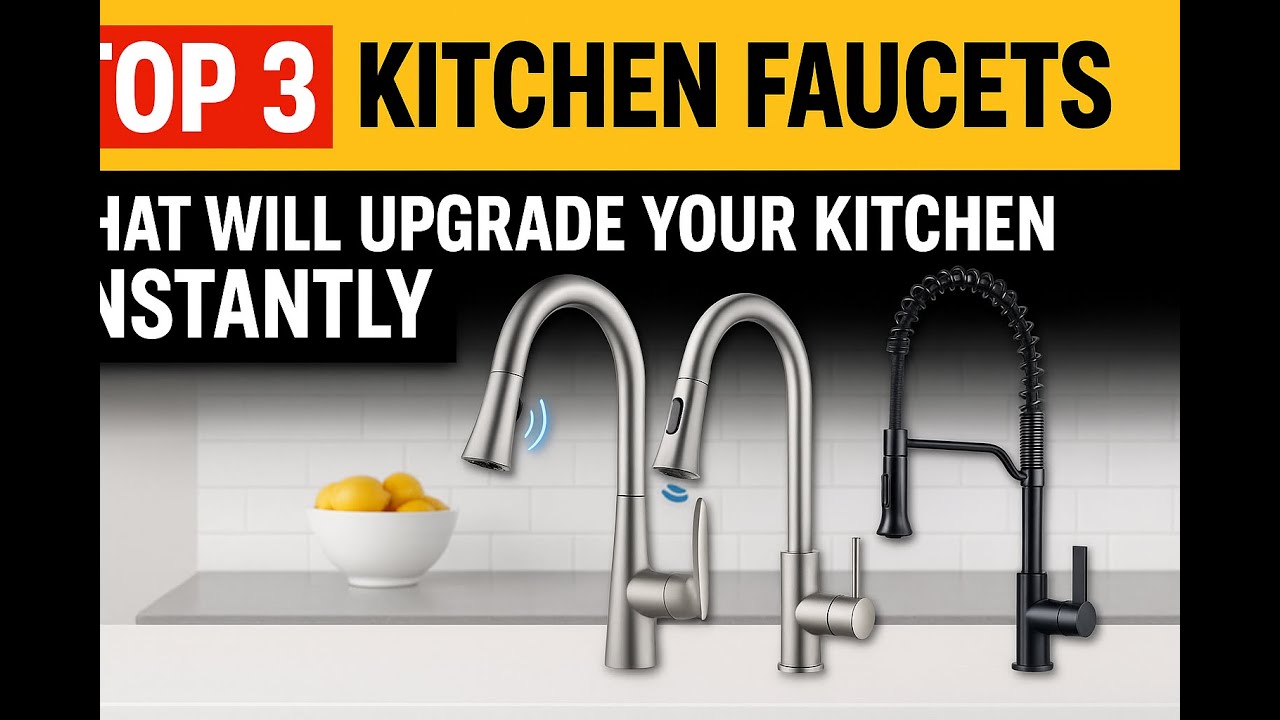 3 AMAZING Kitchen Faucets That Make Cooking Fun Again! - YouTube