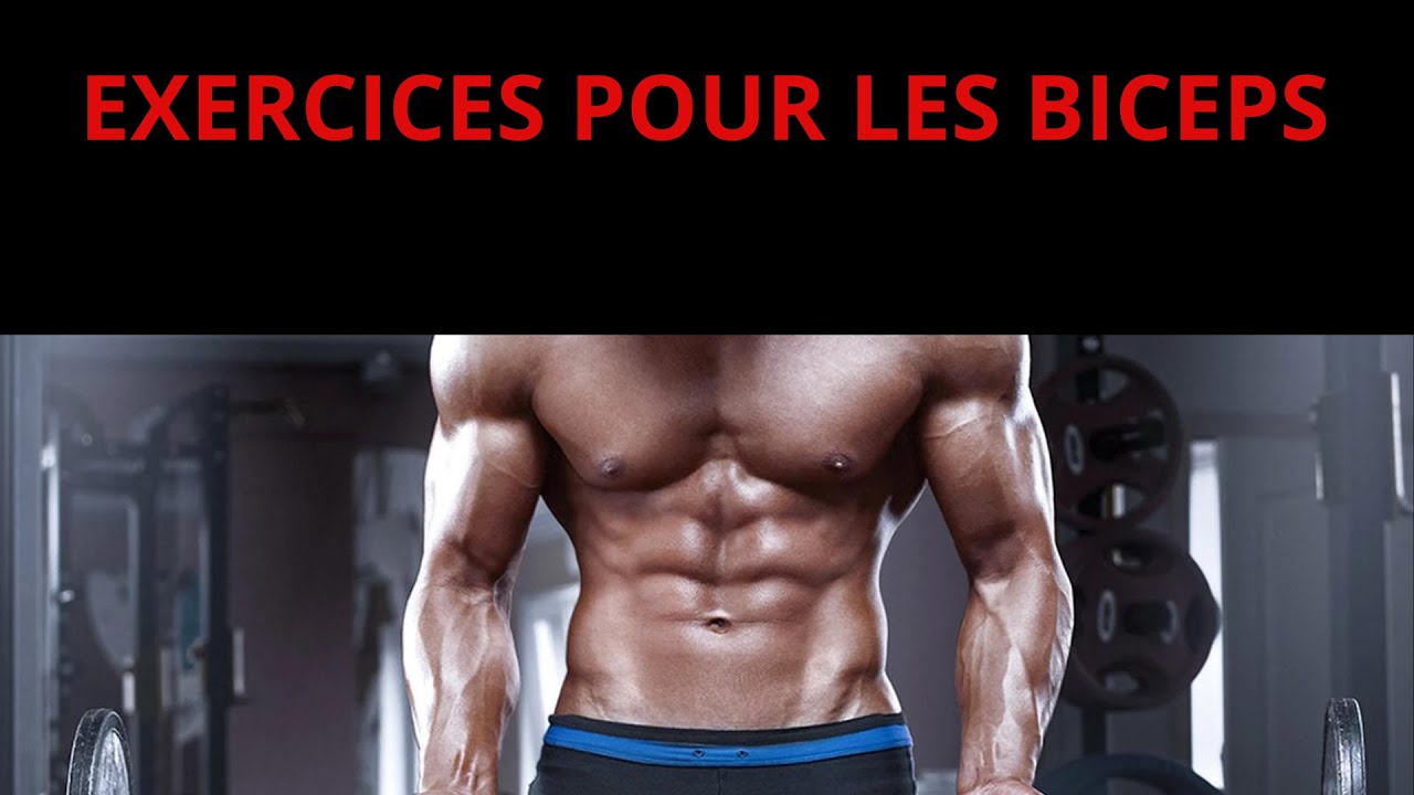 MUSCULATION : EXERCICES POUR BICEPS - YouTube