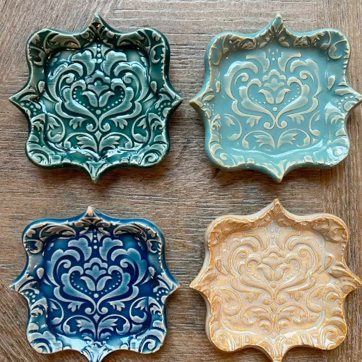 Making of a trinket dish | Pottery Projects | Pottery Process | What to ...