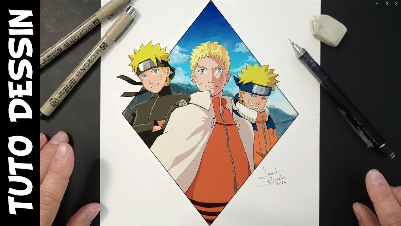Comment Dessiner Naruto Uzumaki - Tuto Facile - YouTube