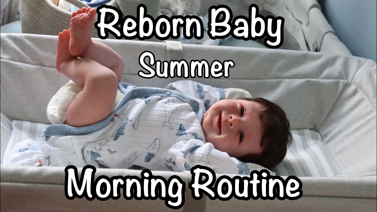 Reborn Baby Summer Morning Routine! (Reborn Doll Roleplay) - YouTube