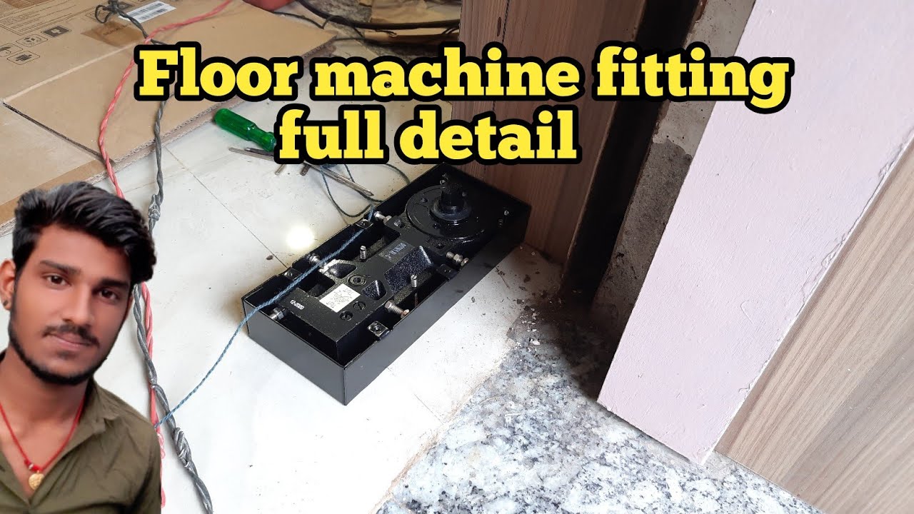 Floor spring machine fitting /ilikeworking official - YouTube