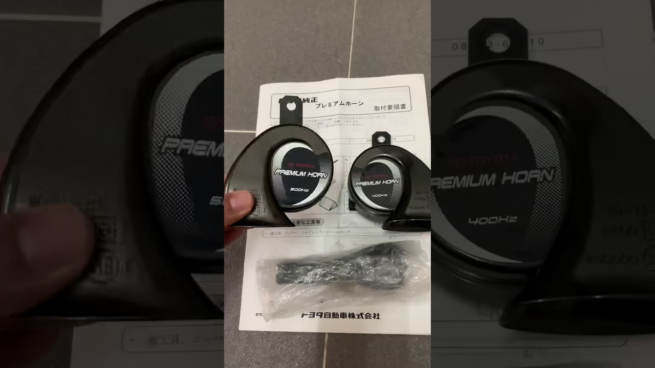 Toyota premium Horn - YouTube