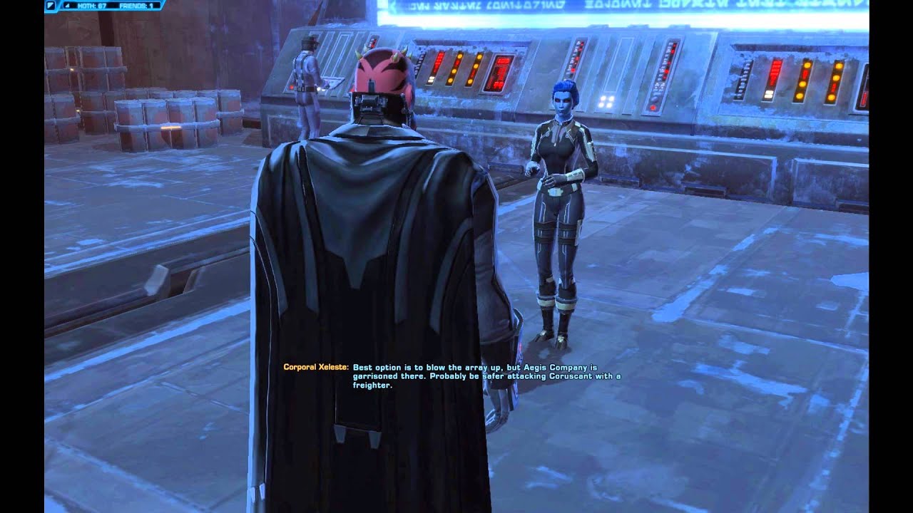SWTOR - Deconstruction Efforts starter quest (Warrior) - YouTube
