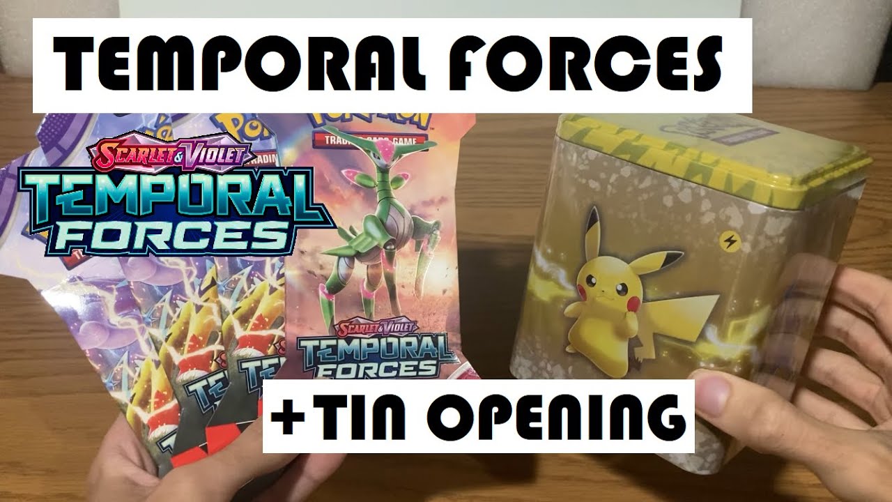 Pokémon Scarlet & Violet Temporal Forces + Tin Opening - YouTube