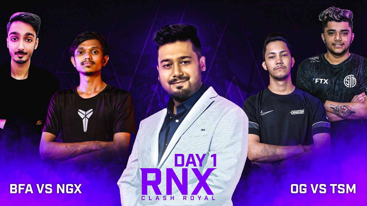 RNX Clash Royale | OG vs TSM | BFA vs NIGMA - Garena Free Fire # ...