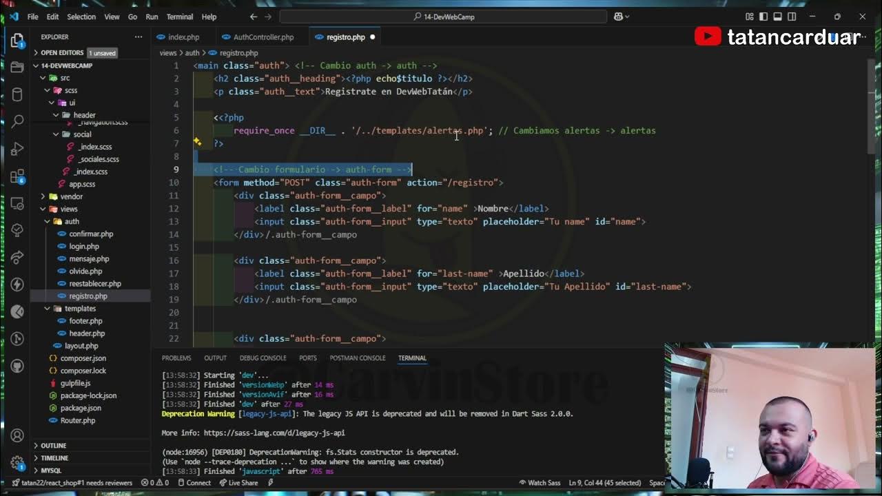 Día 84 Aprendiendo Desarrollo Web con PHP - YouTube
