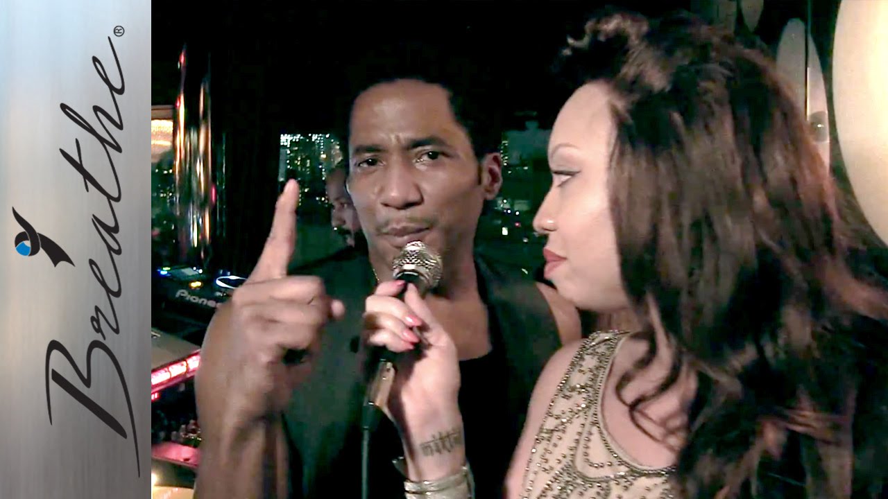 Maxim Launch Party for Breathe eCig - Q-Tip Interview - YouTube