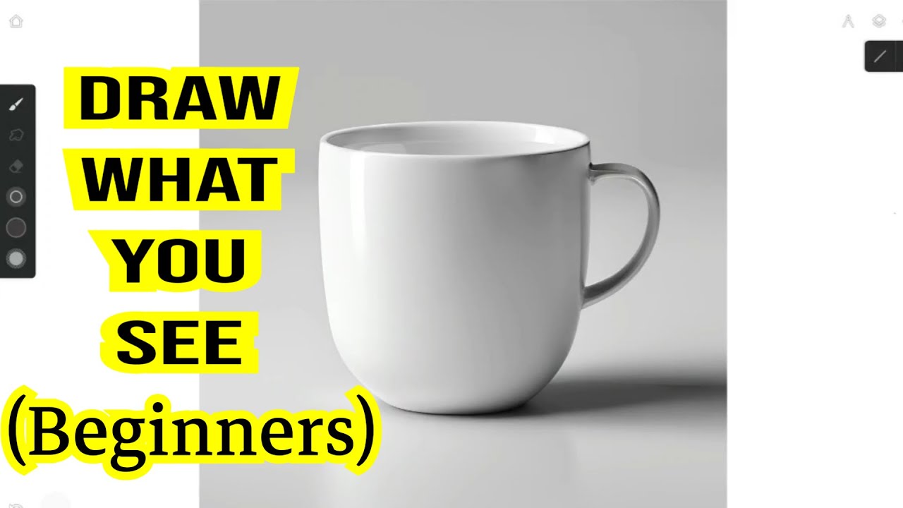 How to Draw What You See For Beginners |Techniques for Observing ...