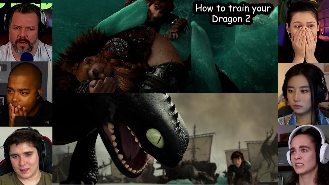 Death of Stoick | How to train your dragon 2 | Reaction Mashup | #httyd ...