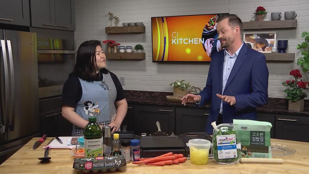 CI Kitchen: Gimbap Recipe by Charlotte Kim Part 1| ciLiving - YouTube