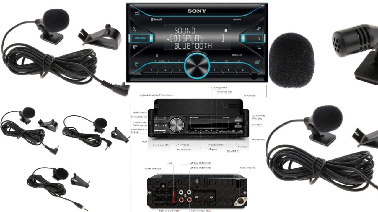 Microphone Fitting In Car Stereo System | Mic Fitting In Car ...